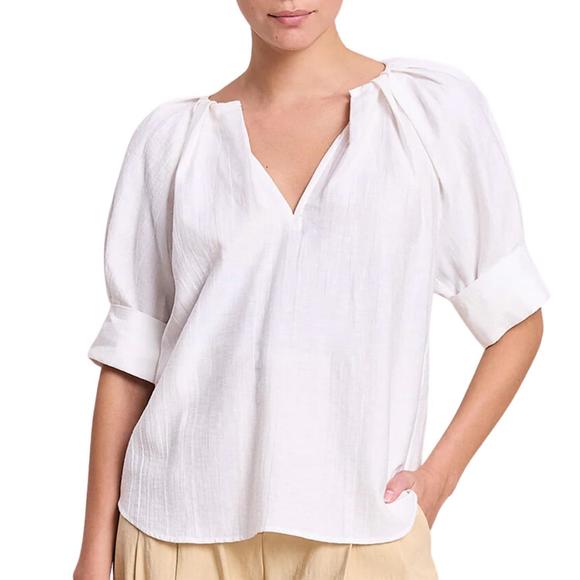 A.L.C. | Tops | New Alc Carey Top In White | Poshmark